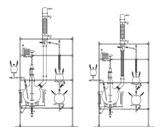 Reaction Distillation Unit – GARG SCIENTIFIC GLASS INSTRUMENT CO